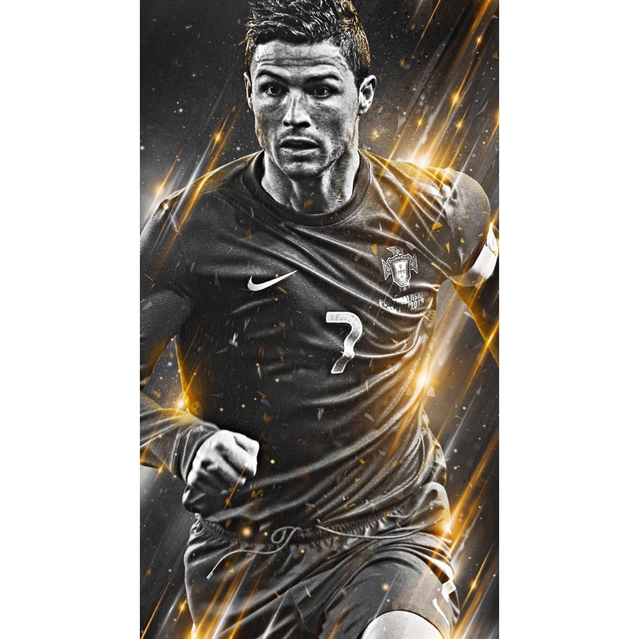Quadro Decorativo Cristiano Ronaldo Cr7 Arte Futebol Clube | Shopee Brasil