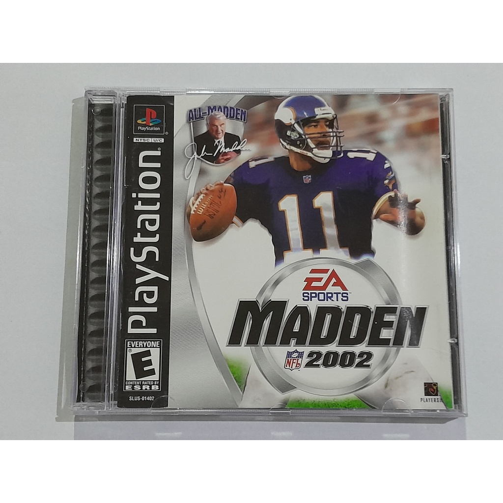 NFL Madden 2002 p/ Playstation 1 PS1 Original | Shopee Brasil