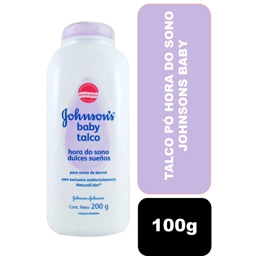 Talco Pó Hora do Sono Johnsons Baby 100g | Shopee Brasil