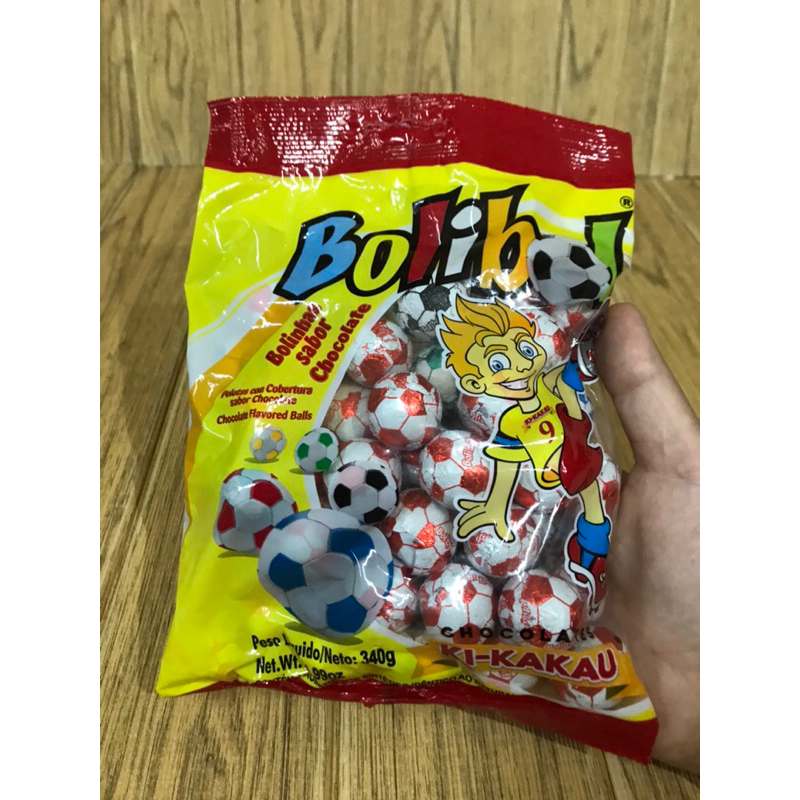 Bolinha de Chocolate Bolibol c/ 50 unidades 340 gramas - Ki-kakau | Shopee Brasil