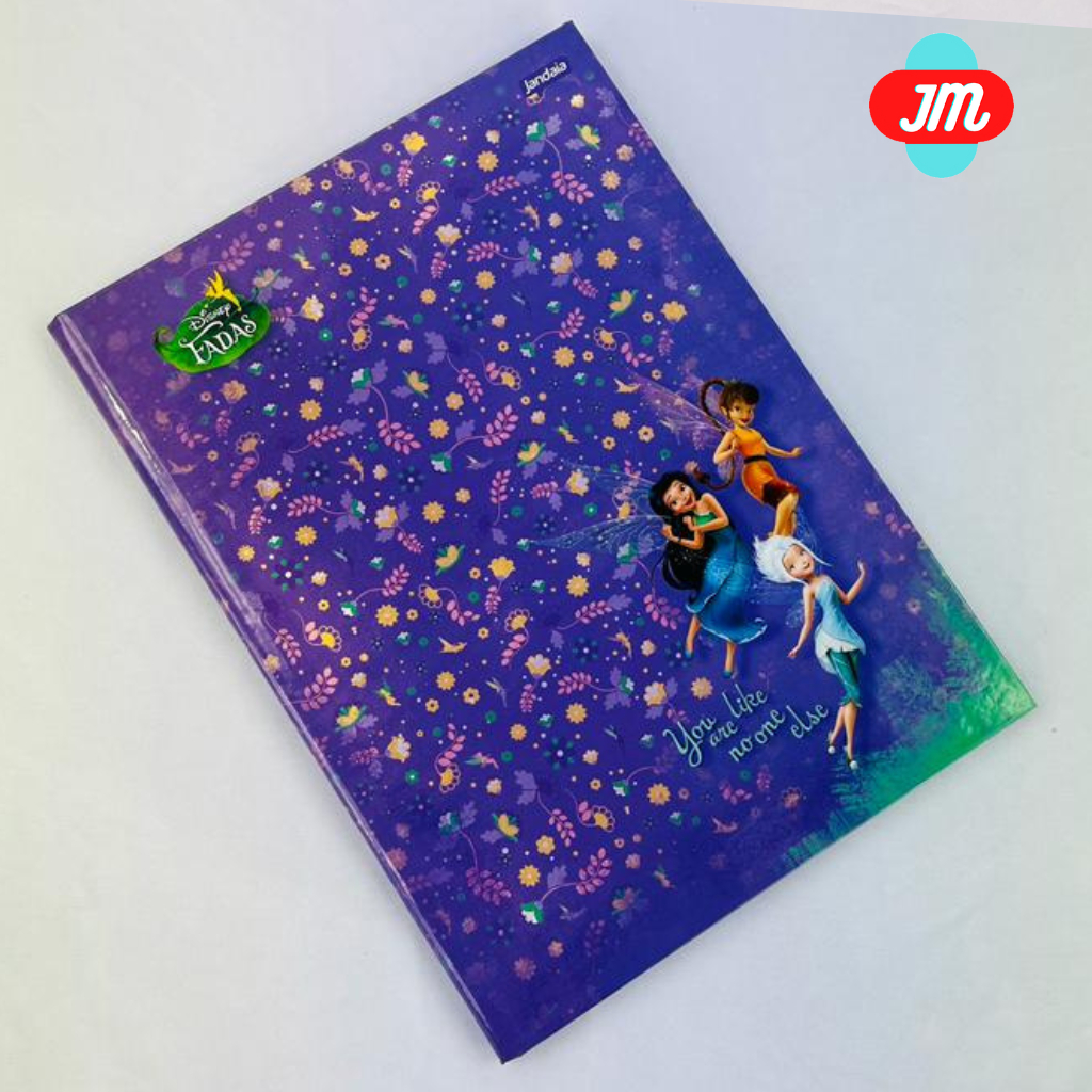 caderno brochura fada disney sininhos 80 folhas 200mm x 275mm | Shopee ...