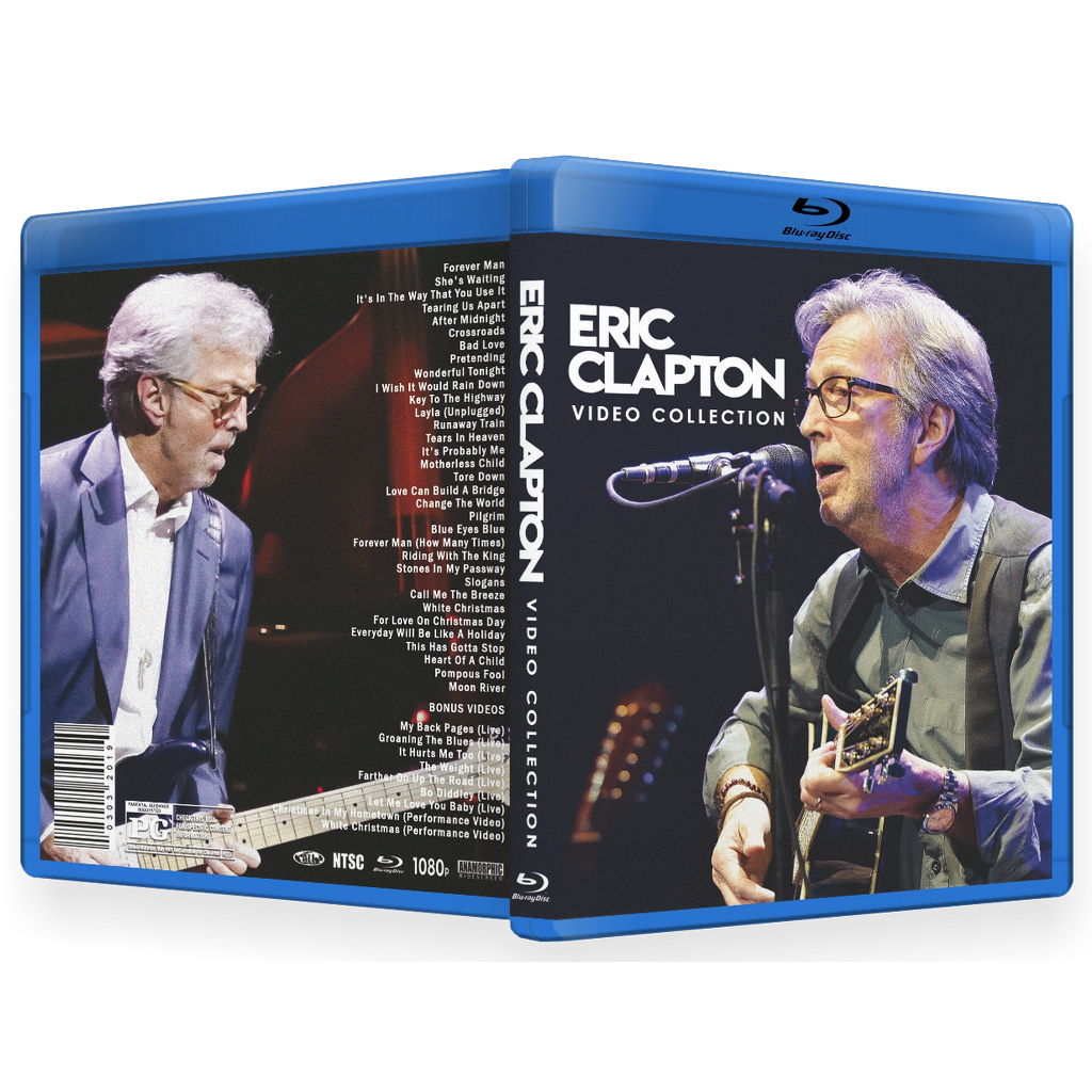 BLU-RAY ERIC CLAPTON - VIDEO COLLECTION (fan made) | Shopee Brasil