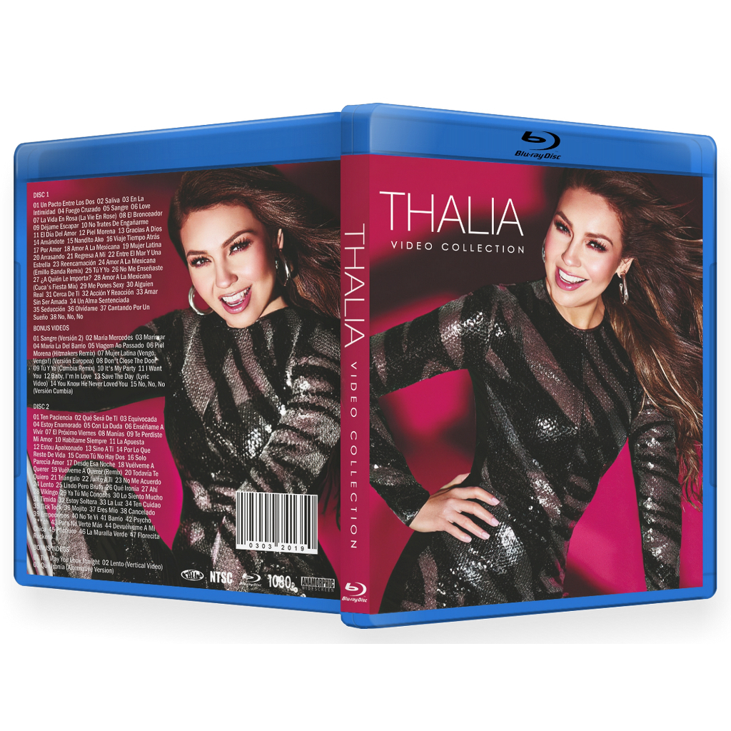 BLU-RAY THALIA - VIDEO COLLECTION (fan made) | Shopee Brasil
