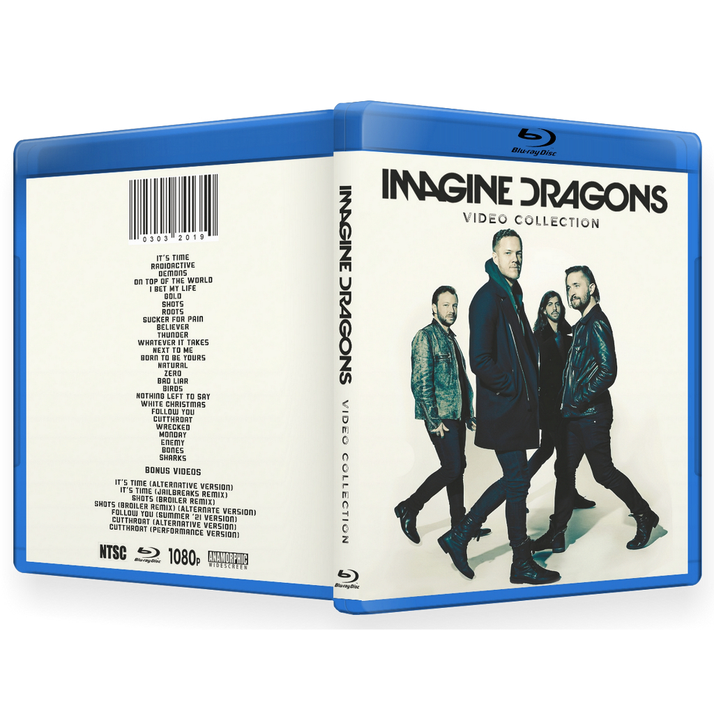 BLU-RAY IMAGINE DRAGONS - VIDEO COLLECTION (fan made) | Shopee Brasil
