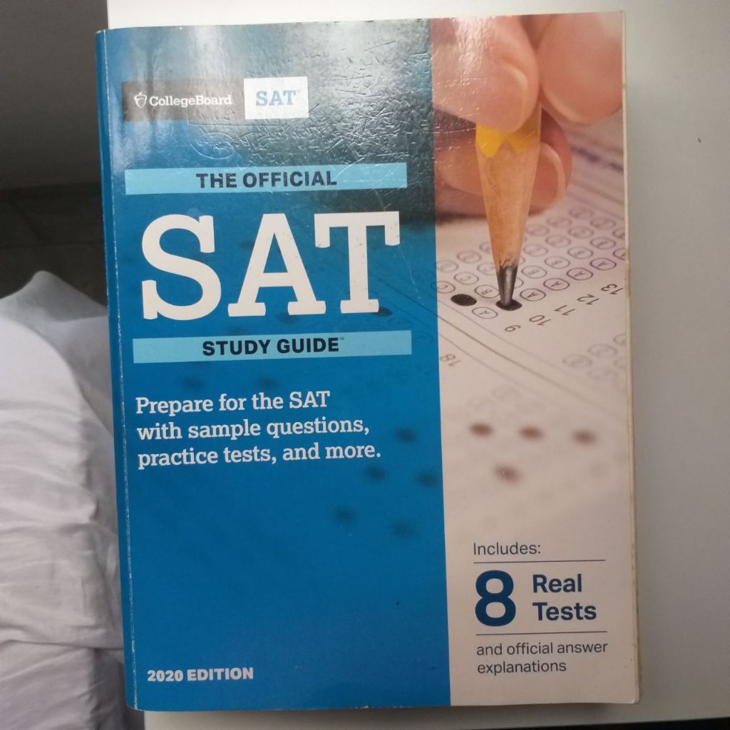 Livro The official SAT study guide com 8 real tests para quem vai fazer ...