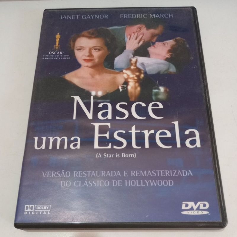 DVD Nasce uma estrela (A star is born) - Janet Gaynor e Fredric March | Shopee Brasil