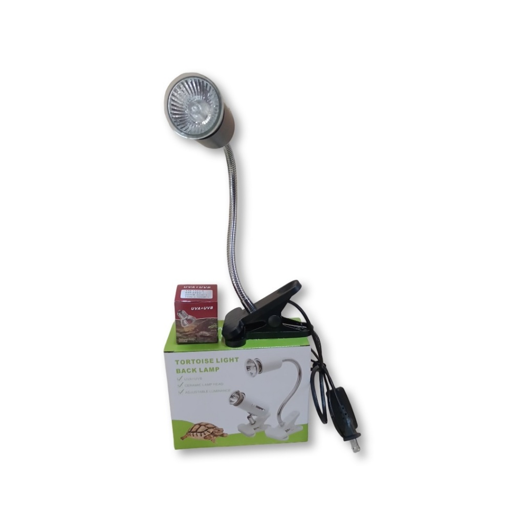 Mini Lâmpada Uva/uvb 50w 3.0 + Aquecimento + SUPORTE GRAMPO LONGO | Shopee Brasil