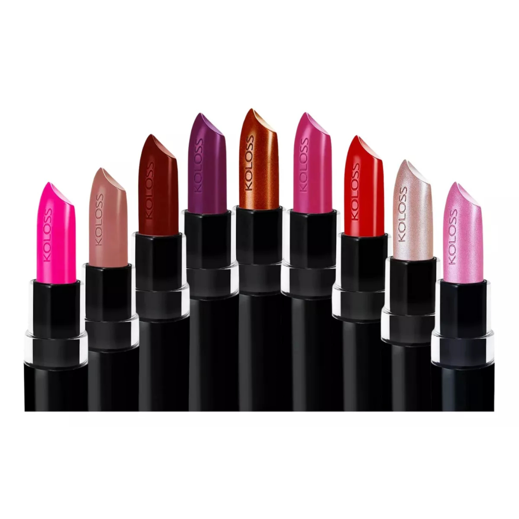 Batom Lipstick Koloss Make Up Alta Pigmentação Confortável Longa ...