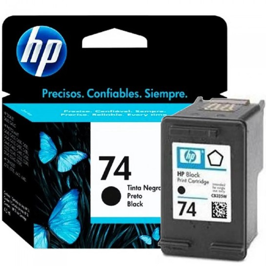 Cartucho Hp 74 Black Original Impressora HP Deskjet D4360, Impressora ...