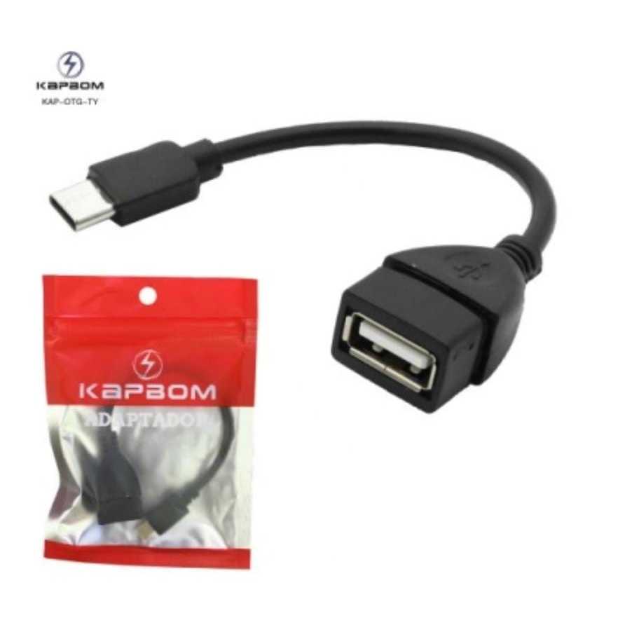 Cabo Adaptador OTG Usb Tipo-C para Smartphone - KAP-OTG-TY KapBom ...