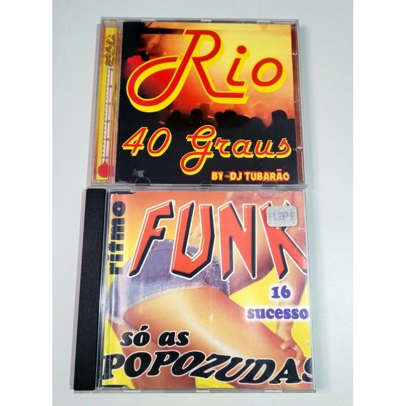 CD Rio 40 Graus e CD Revista Ritmo Funk 16 Sucessos | Shopee Brasil