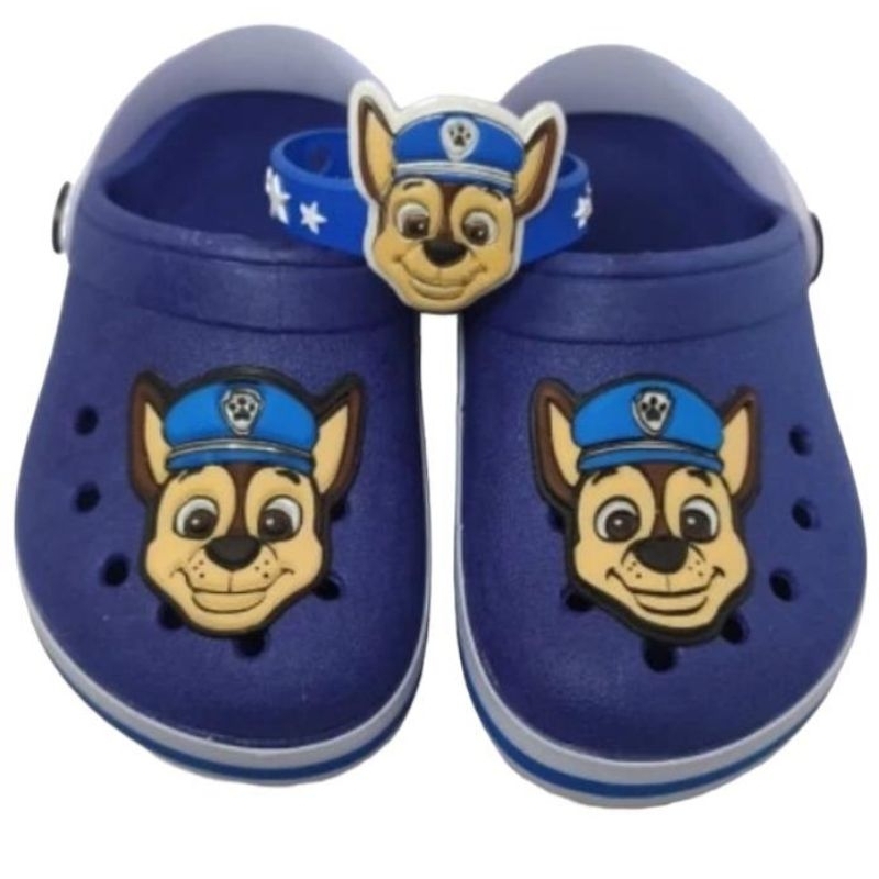 Crocs babuche infantil sandália chinelo criança personagem patrulha ...