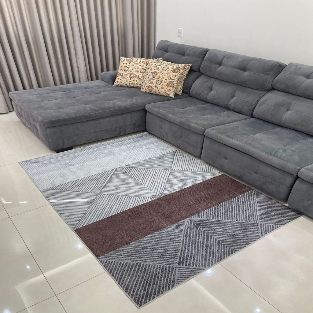 tapete Deluxe linho belga 2,00x1,40 Confortável vários ambientes ...