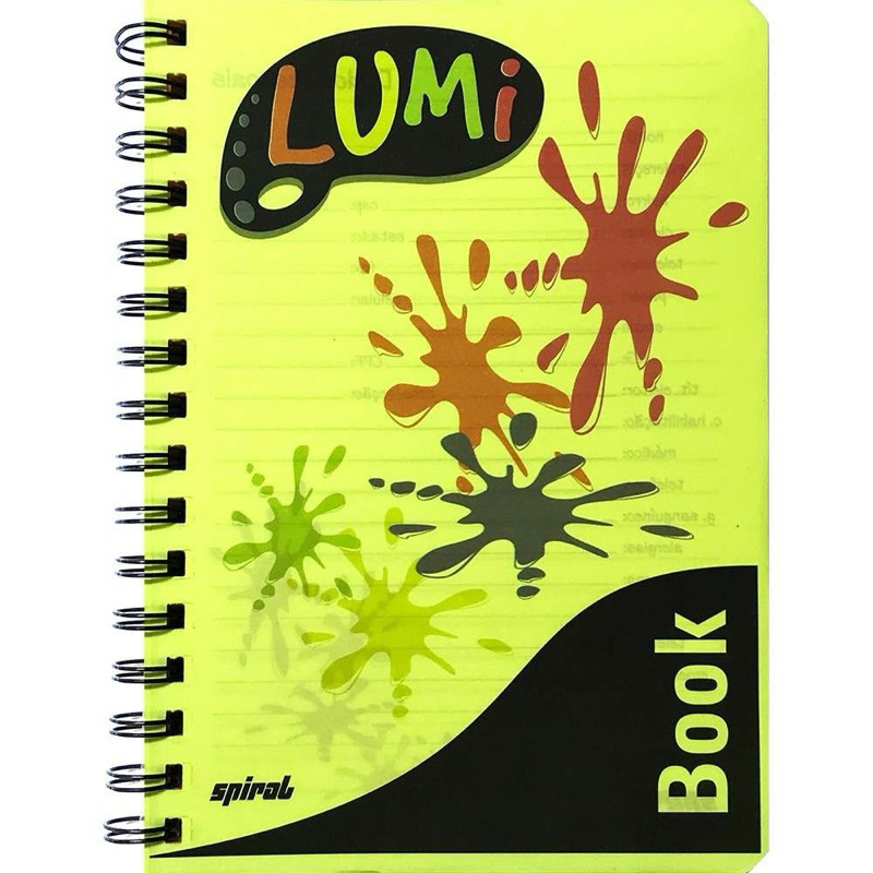 Caderno Universitário 1x1 Lumi Spiral 100 folhas | Shopee Brasil