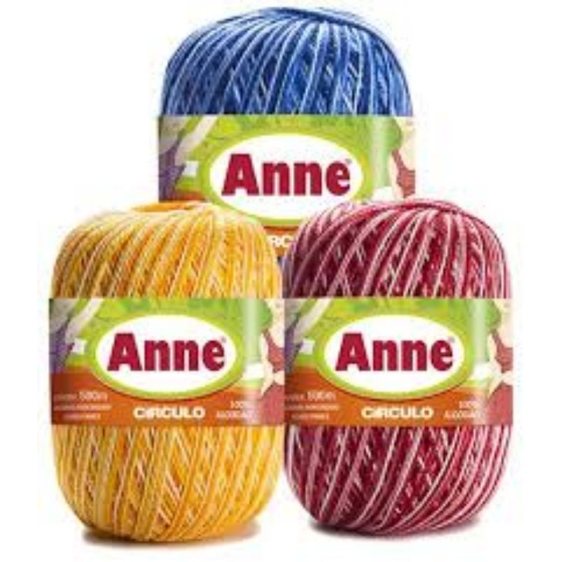 linha Anne circulo 500m cores multicolor. | Shopee Brasil