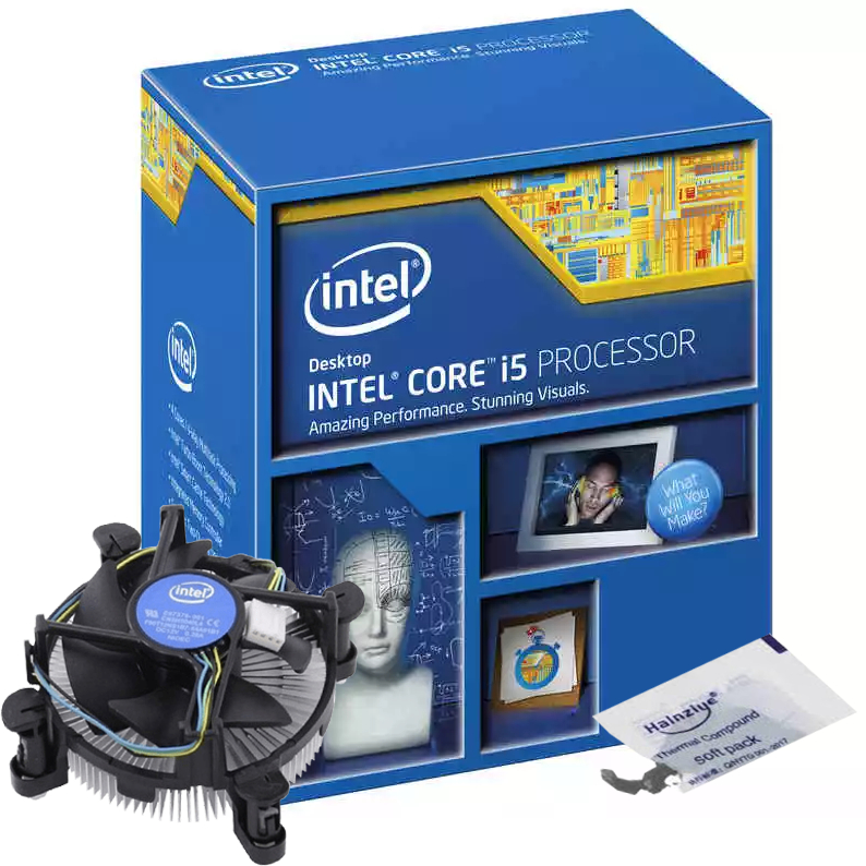 Processador Intel Core I5 4590 3.3Ghz LGA1150 Cooler Box Intel Gamer ...