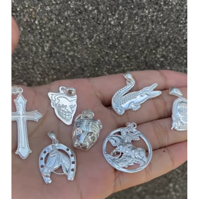 kit 5 pingentes banhados a prata 925 mandrake | Shopee Brasil