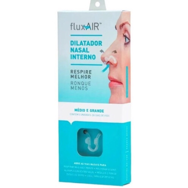 Flux Air Dilatador Nasal Kit Com 2 Clips Nasais | Shopee Brasil