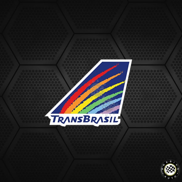 Adesivo Transbrasil logo novo Aviação | Shopee Brasil