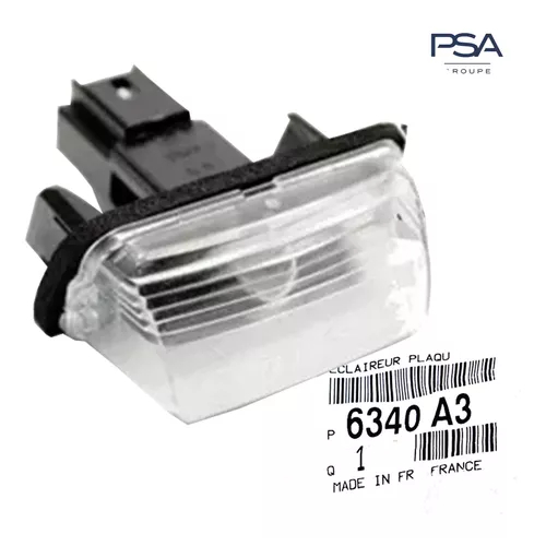 Lanterna Luz De Placa Peugeot 206 207 Citroen C3 C4 Original 6340A3 ...