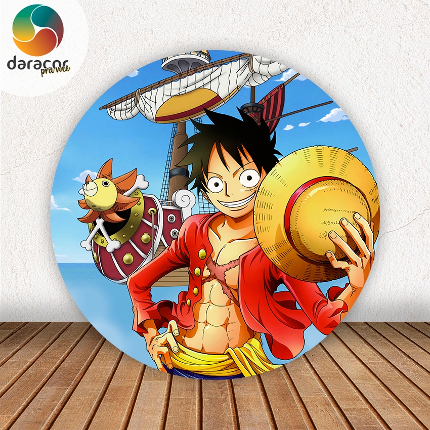 Painel Redondo Variados One Piece 1,5 x 1,5 C/ Elastico | Shopee Brasil