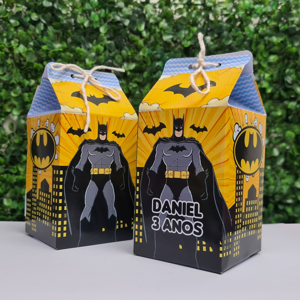 Caixa Milk BATMAN SUPER HERÓI 05 ou 10 unidades | Shopee Brasil