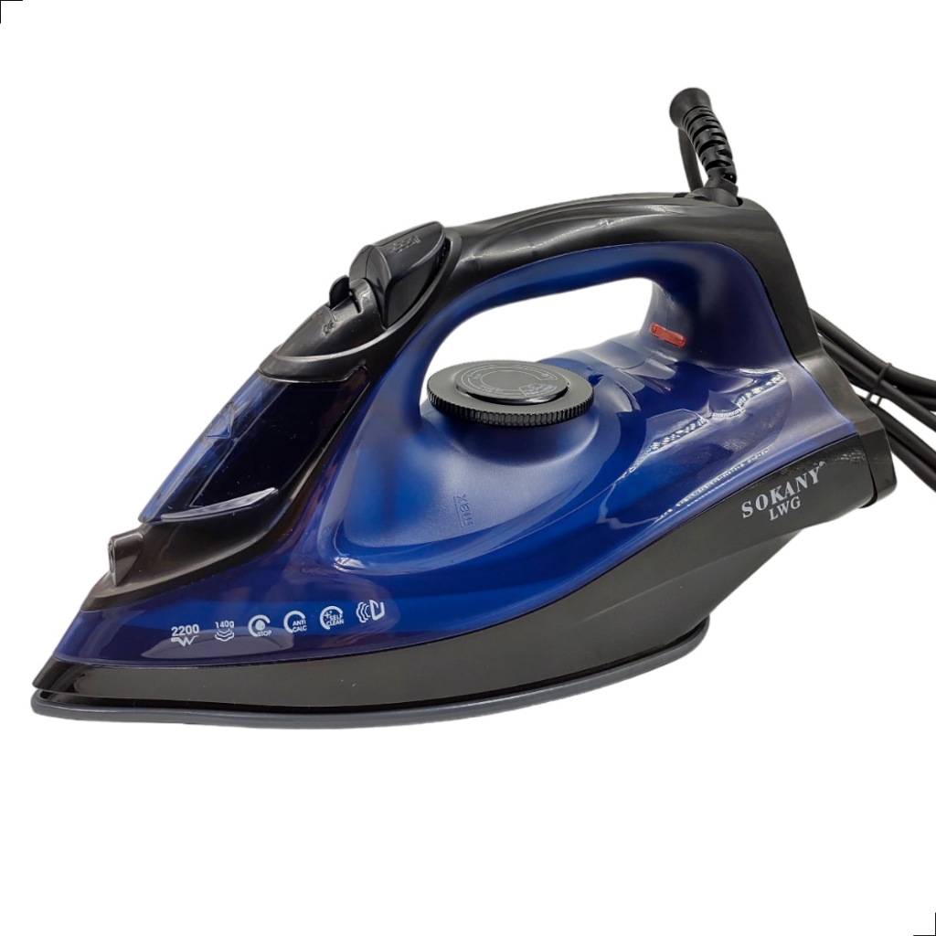 Ferro de Passar Roupas Vapor Ultra Potente Steam Spray Iron 110v Azul ...