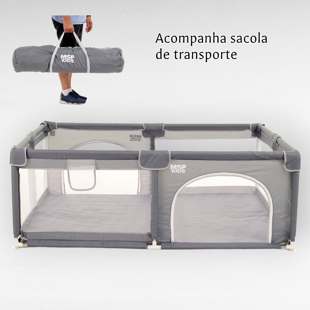 Cercado Para Bebe Cercadinho Infantil Berço Grande Chiqueinho Seguro ...