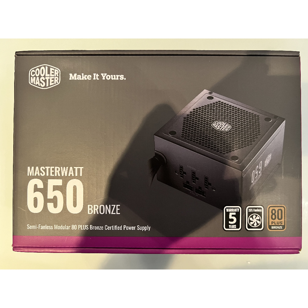 Fonte Cooler Master Masterwatt 650w 80 Plus Bronze | Shopee Brasil