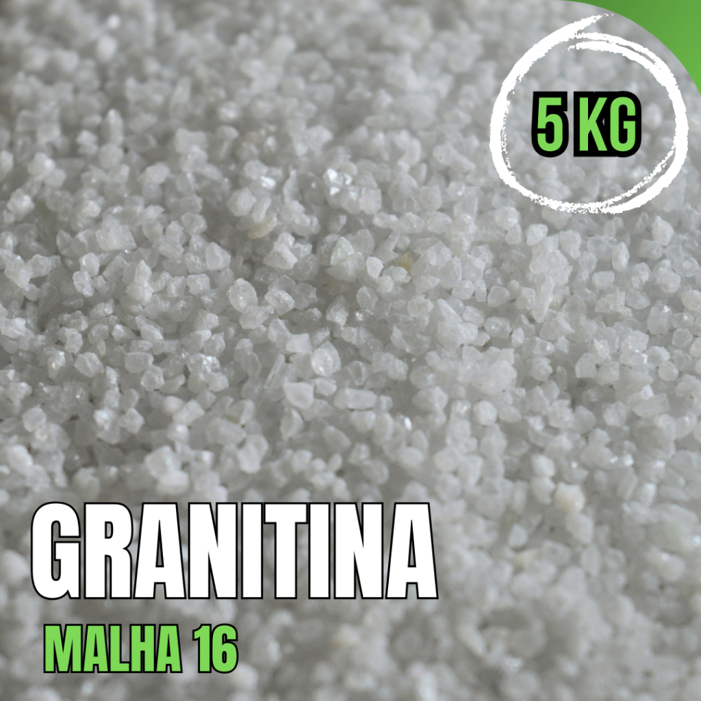 Granitina 5kg Malha 16 Para Grafiato Branca Parede Brasil Cores ...