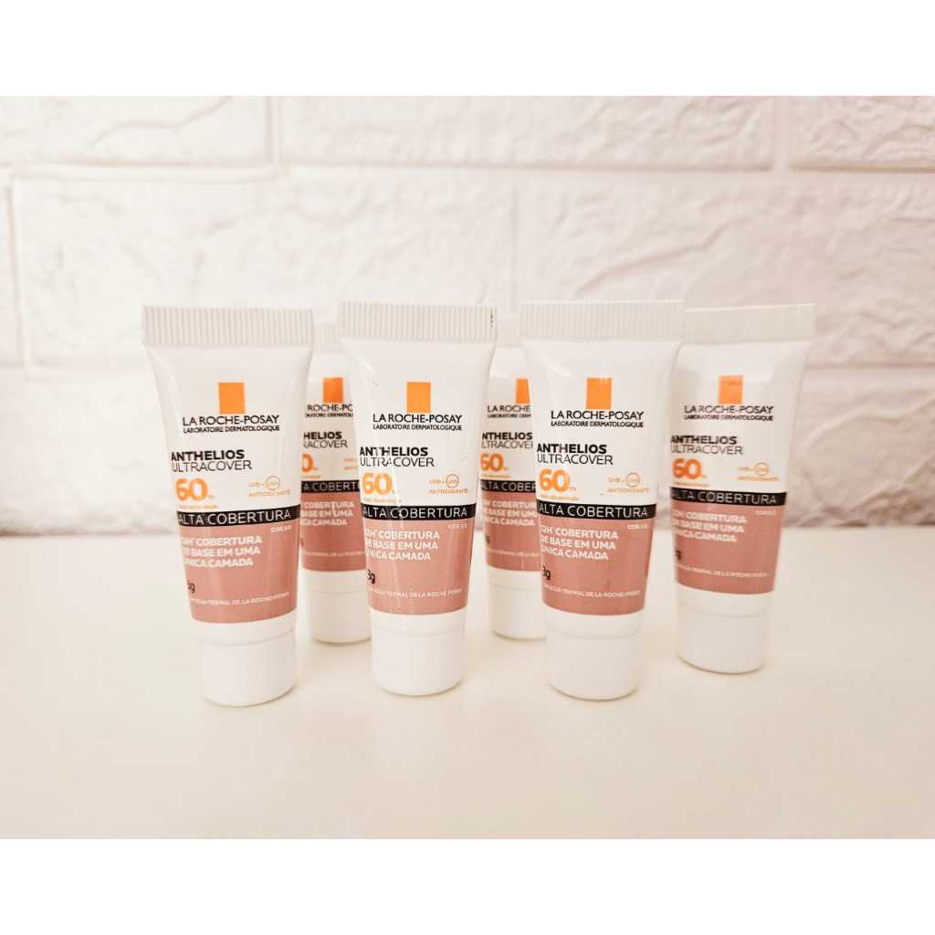 Kit com 6 mini protetores solar facial Anthelios La Roche-Posay ...