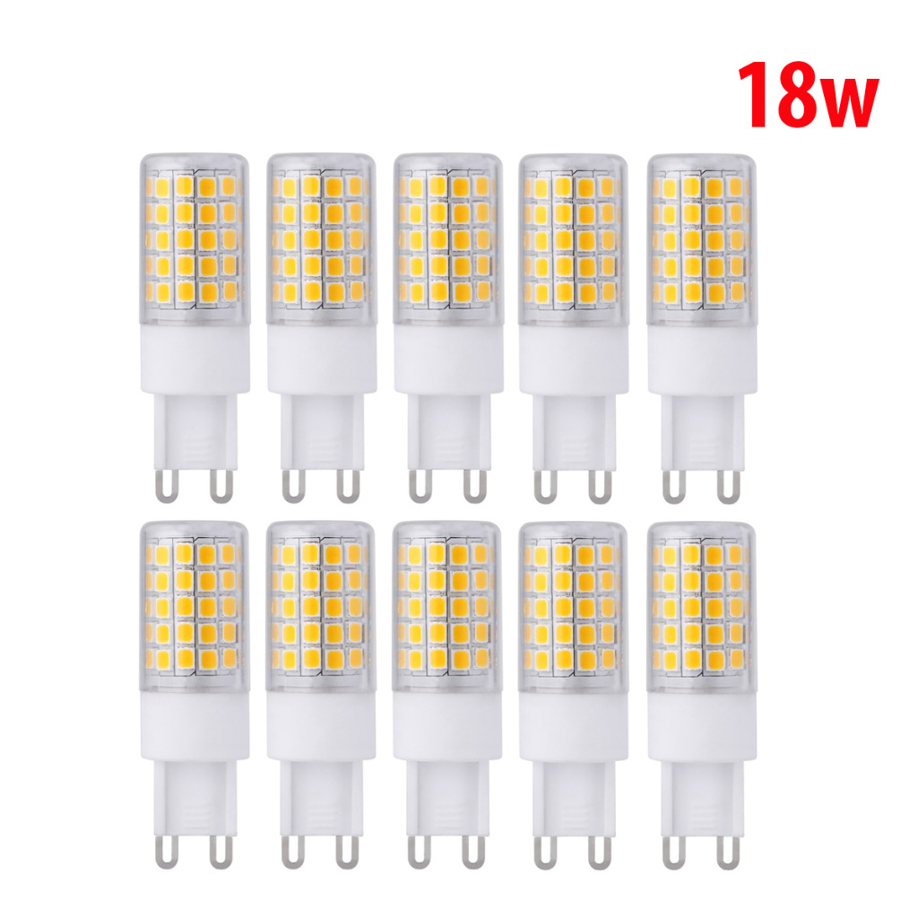 Kit 10 Lâmpadas de Led Halopim G9 18w Para Arandela Lustres | Shopee Brasil