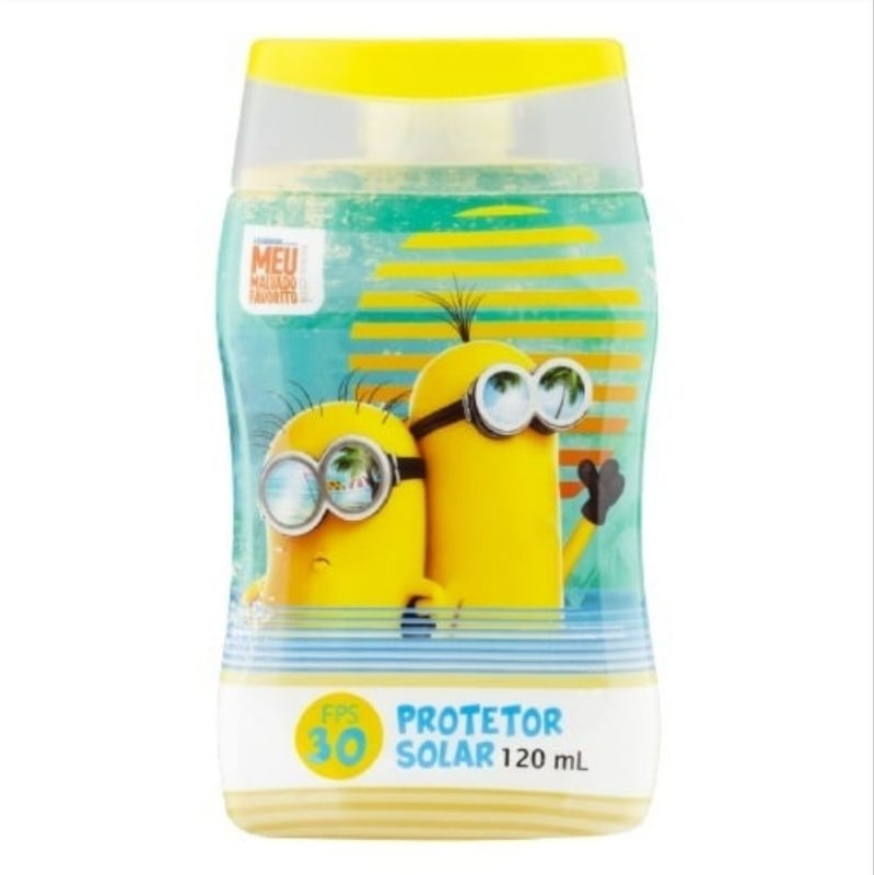 Protetor Solar Infantil FPS30 Minions Kids 120ml | Shopee Brasil