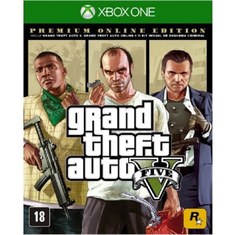 GTA 5 ORIGINAL CÓDIGO 25 DÍGITOS XBOX PREMIUM EDITION | Shopee Brasil