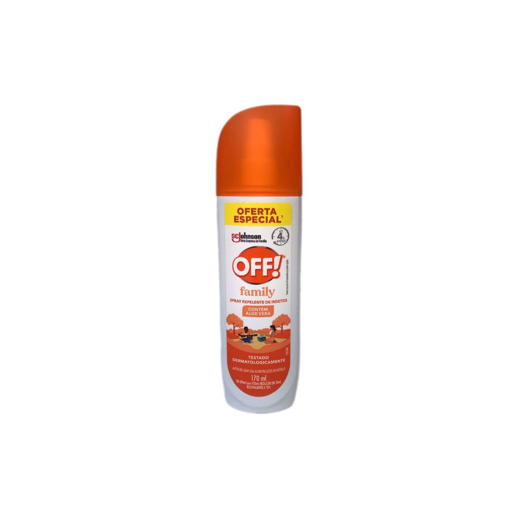 Repelente Spray OFF! Family Frasco Oferta Especial- 170ml | Shopee Brasil