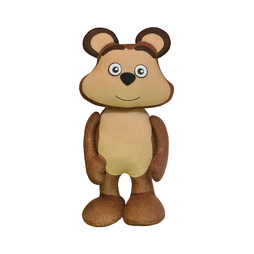 Boneco Urso - Masha e o Urso Feltro (35cm) | Shopee Brasil