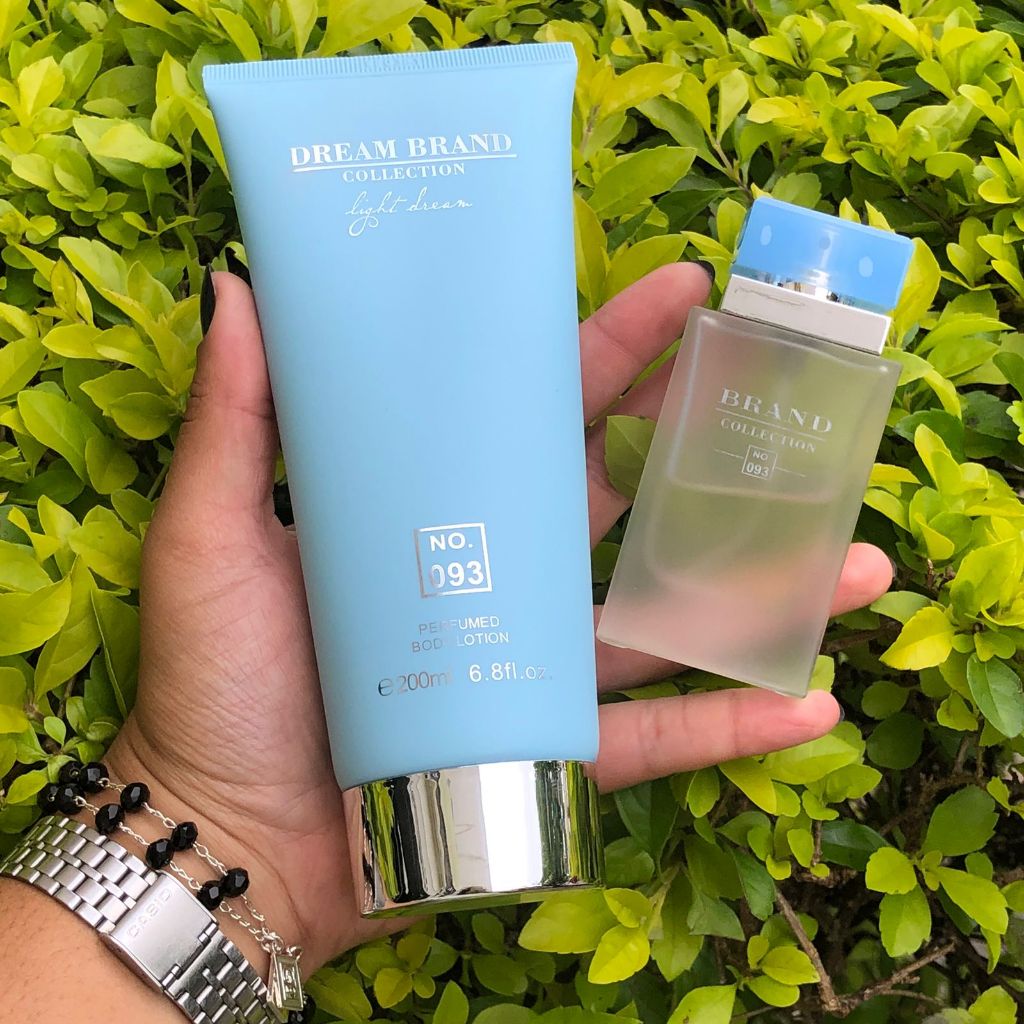 kit Brand Collection Perfume + creme - N.093 - Desconto no Preço
