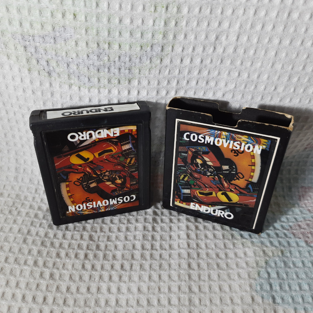 JOGO ATARI COSMOVISION ENDURO CAIXA | Shopee Brasil