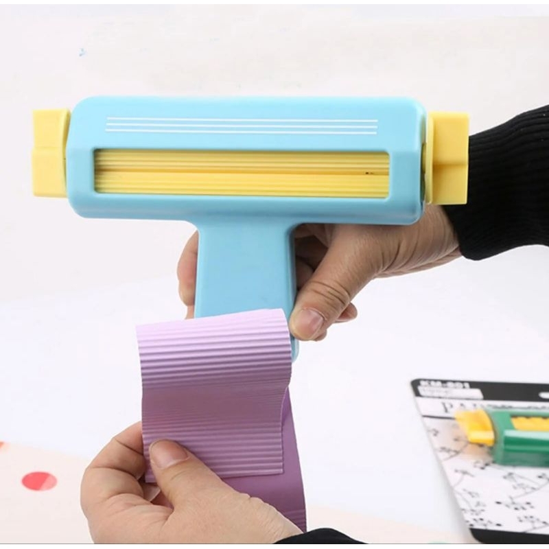Rolo frisador de papel ondulado /crimper scrapbook | Shopee Brasil