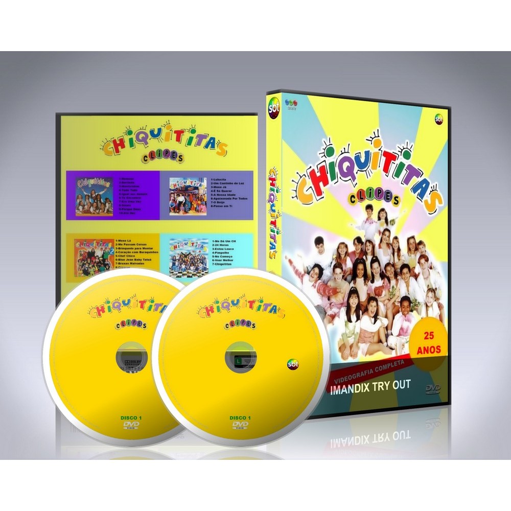 DVD CHIQUITITAS VIDEOCLIES | Shopee Brasil