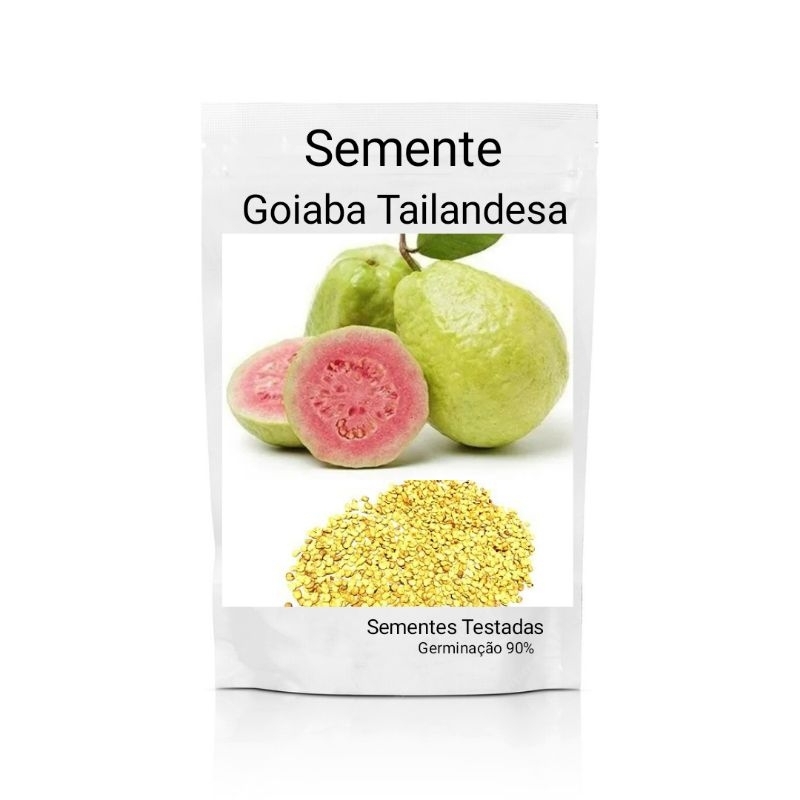 Semente Goiaba Grande Vermelha / 20 / Sementes Para Plantio | Shopee Brasil