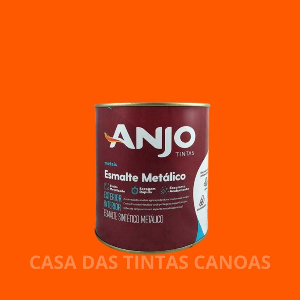 Esmalte Sintético Metálico Plus Anjo 900ml Cores | Shopee Brasil