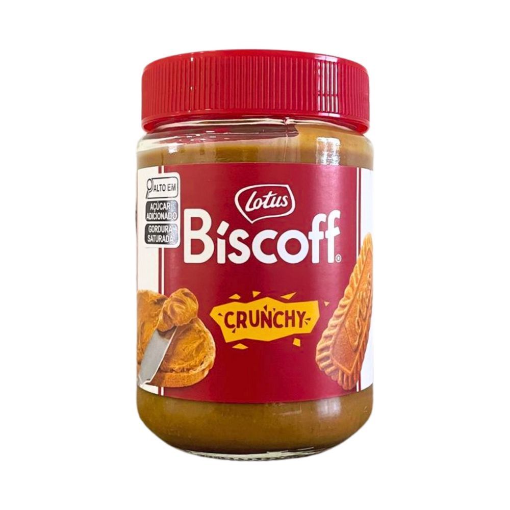 Lotus Biscoff Pasta De Biscoitos Crunchy Importada da Bégica 380g ...