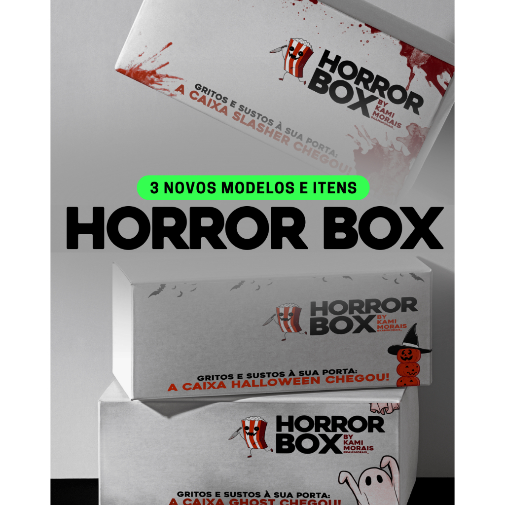 HORROR BOX - Especial de Halloween, Slasher e Ghost | Shopee Brasil