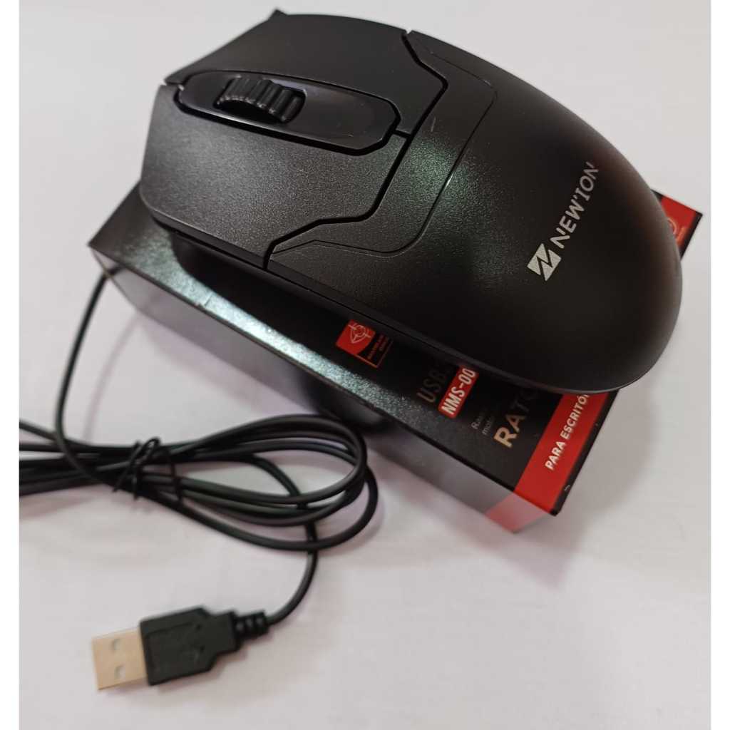 Mouse com fio New Ion para computadores e notbooks entrada USB ótimo ...
