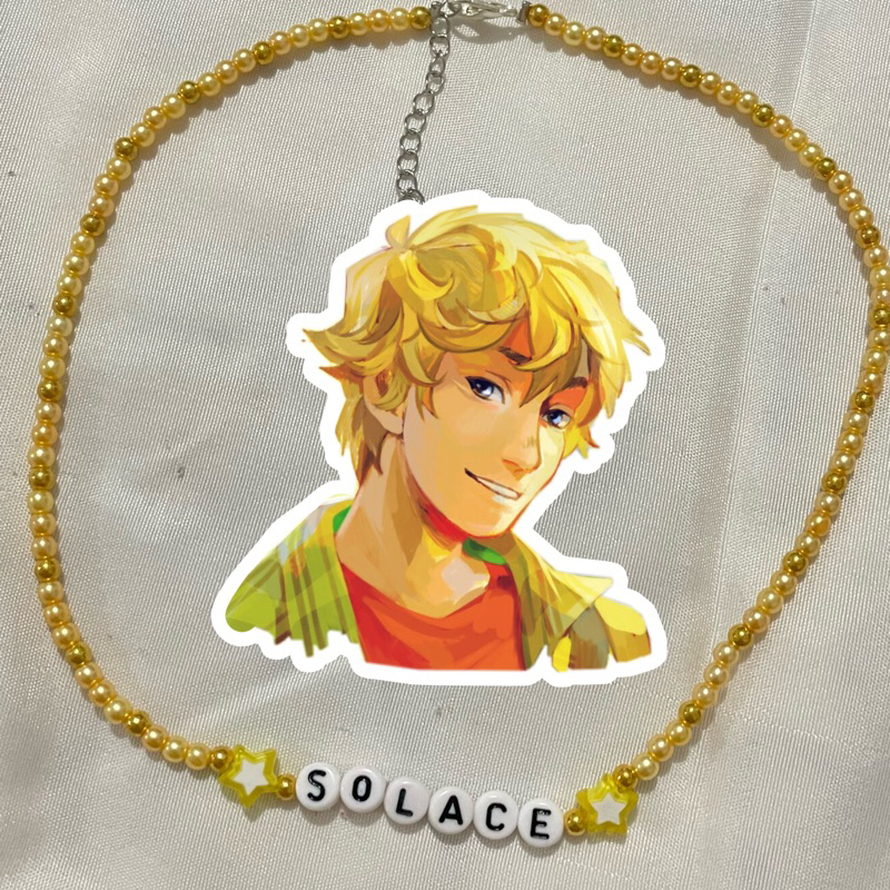 Colar WILL SOLACE PERCY JACKSON APOLO CHALÉ 7 | Shopee Brasil