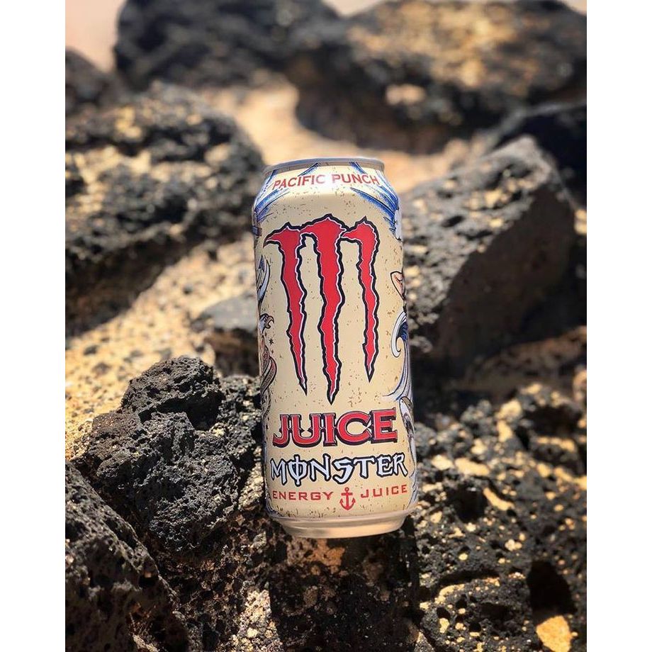 MONSTER ENERGY JUICE PACIFIC PUNCH Sabor tropical que é leve, suave e o ...