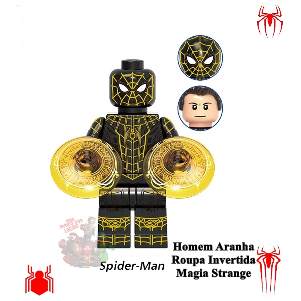 Homem Aranha Sem volta para casa Spider Man minifigure inverted Suit ...