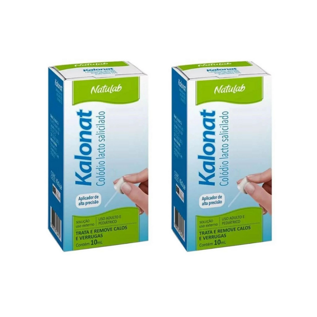 Kit 2x - Kalonat Remove Calos Verrugas 10ml Natulab | Shopee Brasil