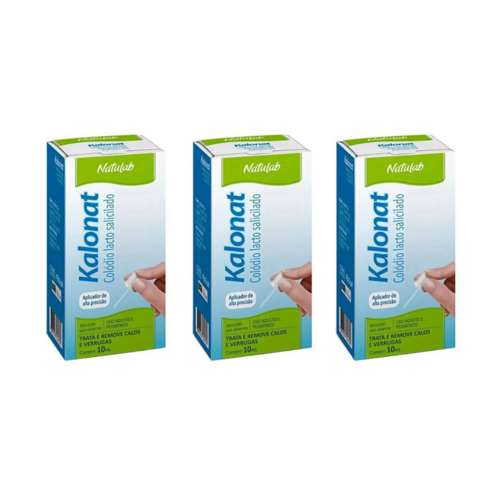 Kit 3x - Remove Calos e Verrugas Kalonat 10ml Natulab | Shopee Brasil